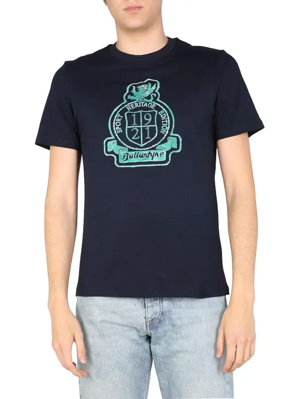 BALLANTYNE Heritage Graphic T-shirt - Blue