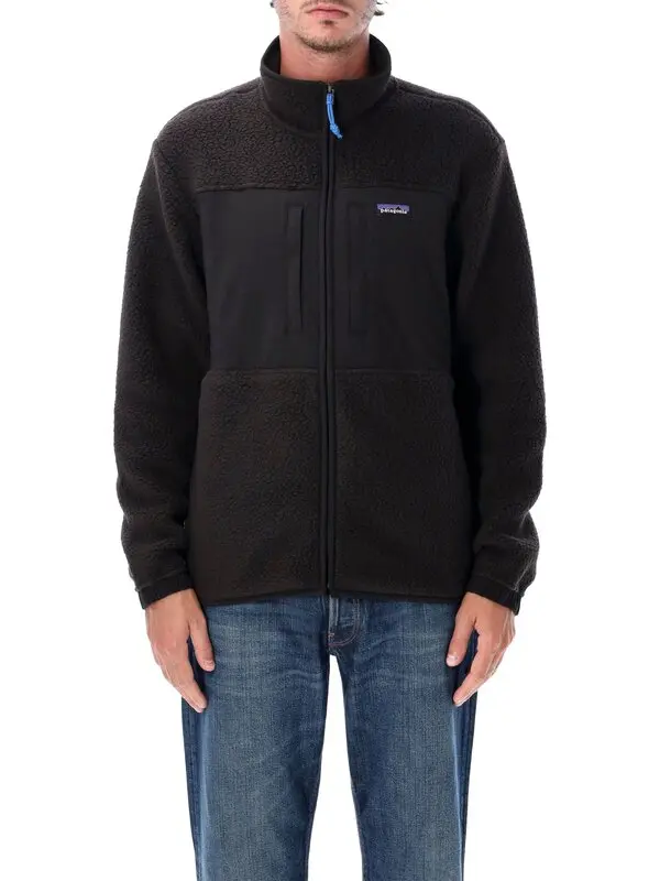 Patagonia Retro Pile Patch Full-zip Fleece Jacket - Nero
