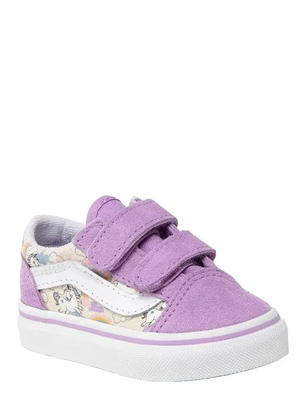 VANS Mini Classic Old Skool Sneakers With Graphic Print - Multicolour