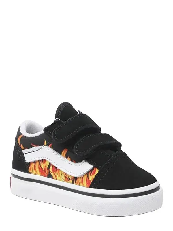 VANS Classic Mini Old Skool Hook-and-loop Sneakers - Black