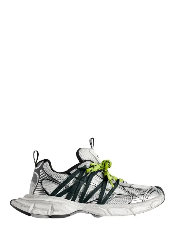Balenciaga Low-top Lace-up Sneakers With Oversized Wraparound Design - Grey