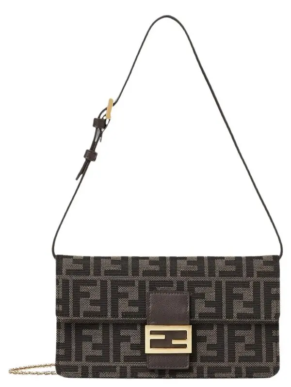 Fendi Tube Ff-jacquard Mini Wallet - Tabmoroebn