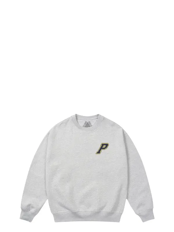 PALACE P3 Stitch Crew - Grey