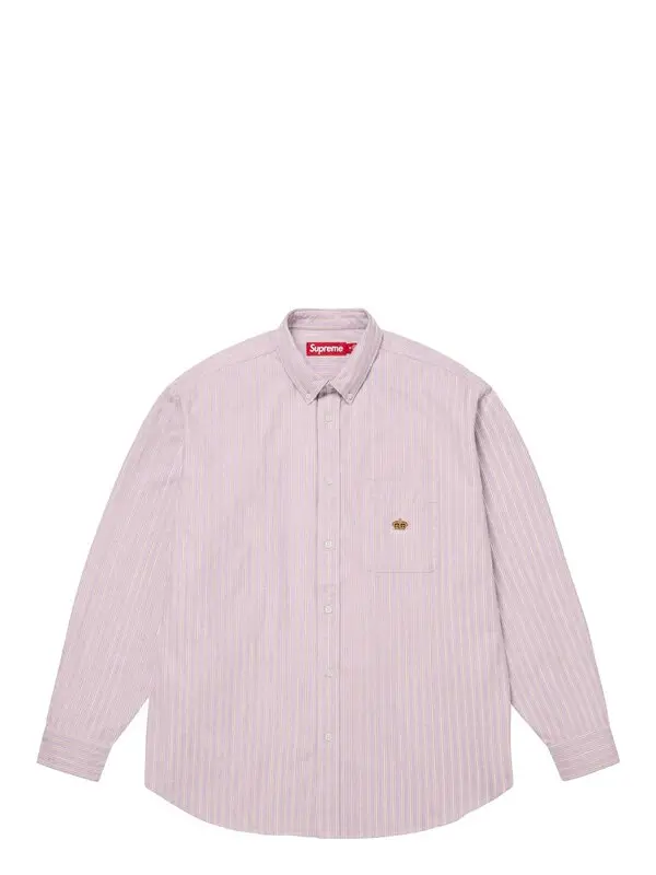 Supreme Loose Fit Oxford Shirt - Purple