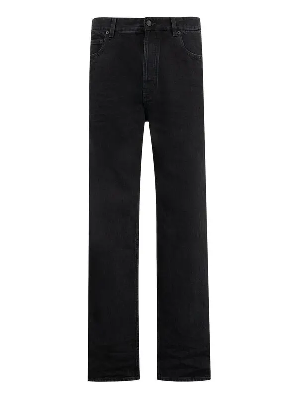 Saint Laurent Relaxed Tapered Jeans - Black