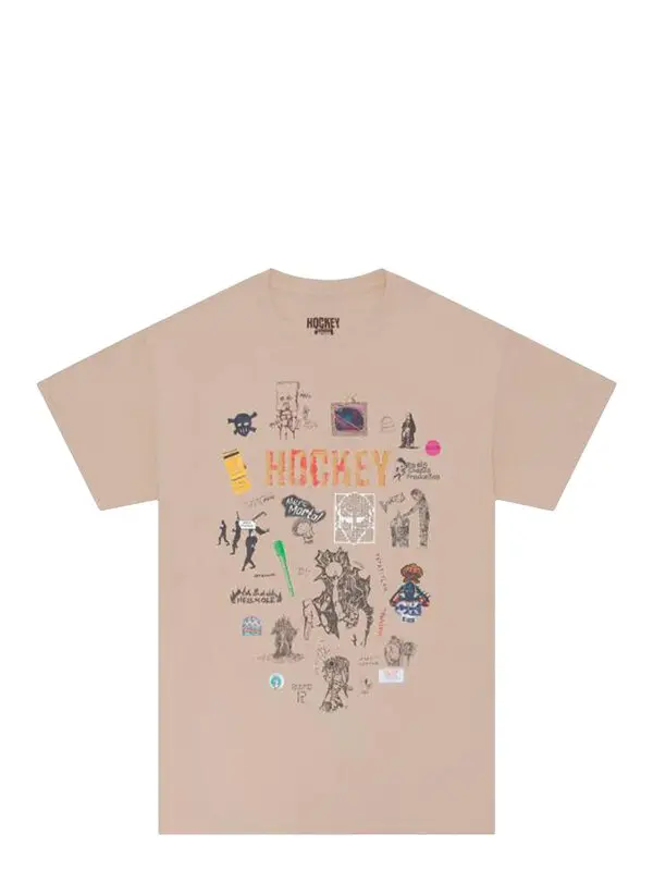 HOCKEY Paper Cover Tee - Tan