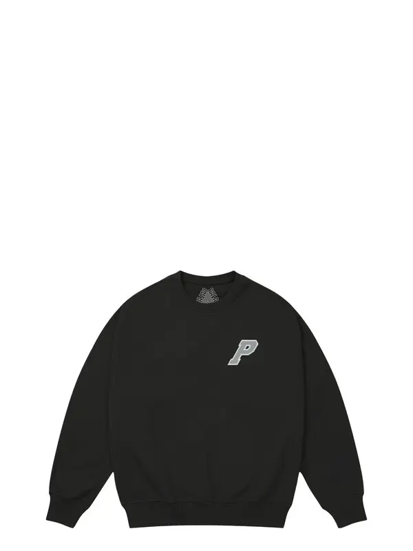 PALACE P3 Stitch Crew - Black