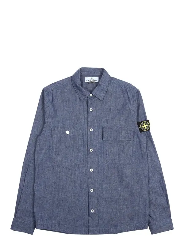 Stone Island Long Sleeve Shirt - Blue