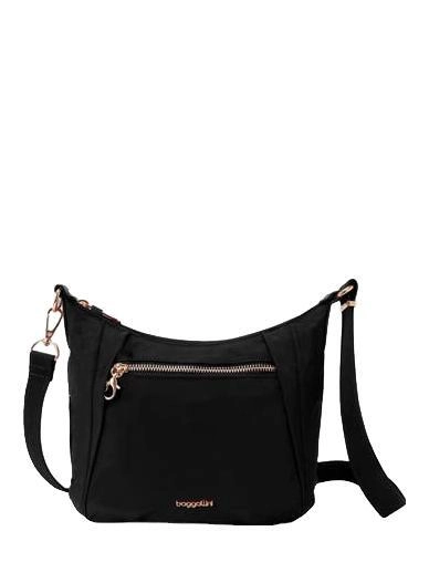 BAGGALLINI Securtex Anti-theft Mini Crossbody Bag - Black