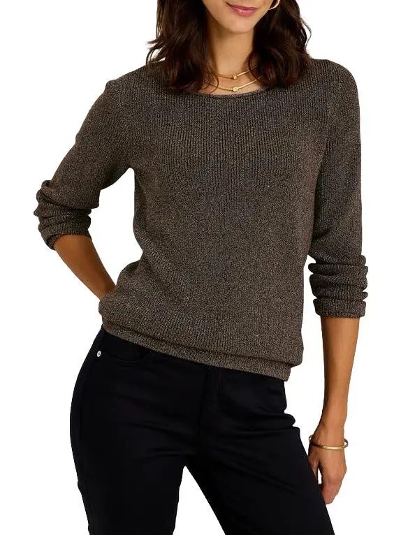 Tommy Bahama Opal Shore Crewneck Sweater - Double Chocolate