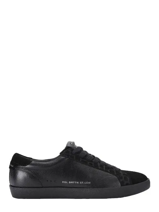 Kurt Geiger Strand Leather Sneakers - Black