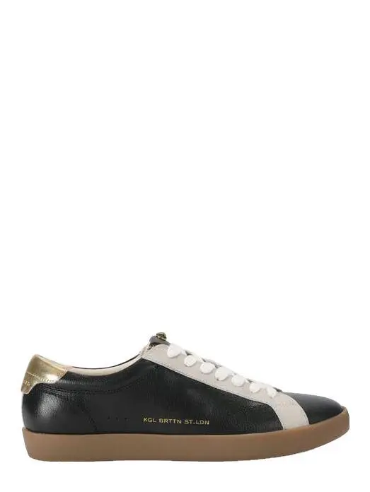Kurt Geiger Strand Leather Sneakers - Charcoal