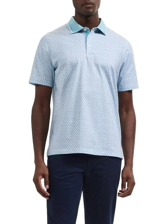 Bugatchi Vidal Ooohcotton® Polo - Baltic