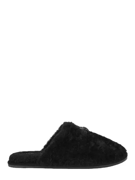 Kurt Geiger Kensington Faux Fur Slipper - Black