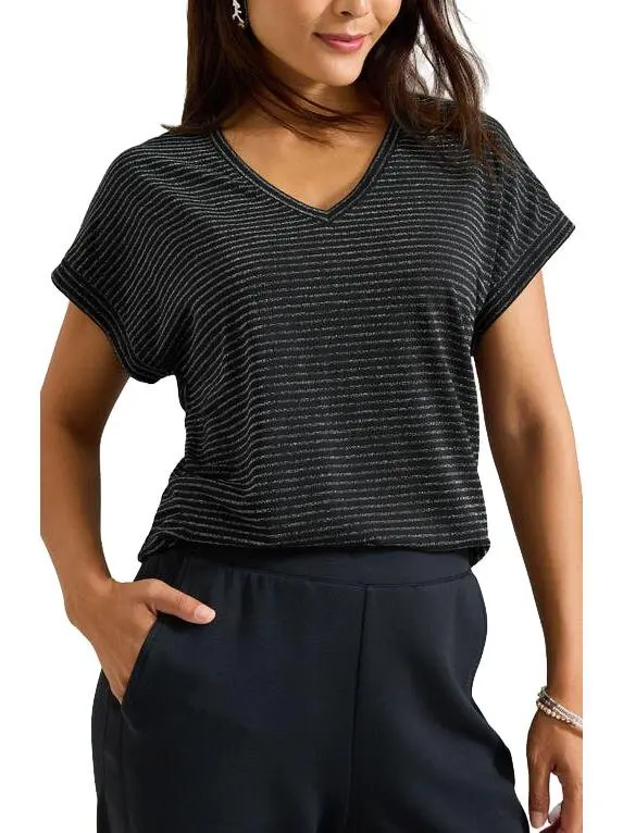 Tommy Bahama Kauai V-neck T-shirt - Black