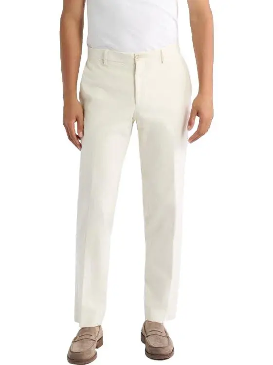 Bugatchi Straight Leg Corduroy Pants - Snow