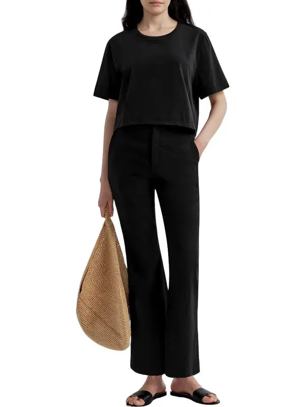 A.L.C. Sophie Cropped Flare Pants - Black