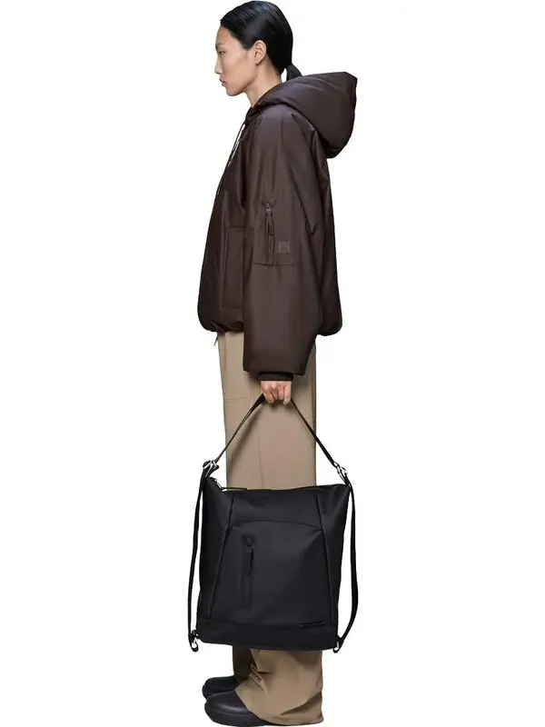 Rains Otaru Hobo Backpack - Black