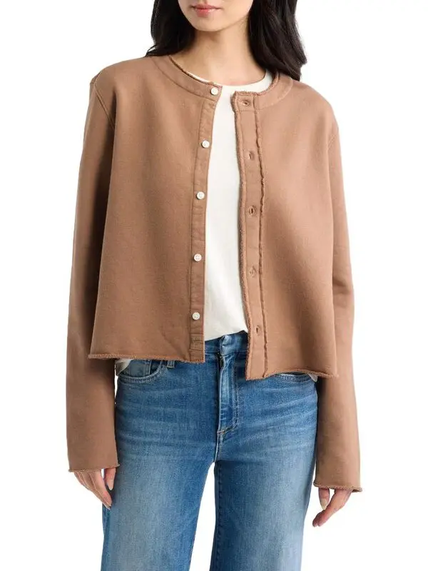 Frank & Eileen Jackie Cardigan - Chai