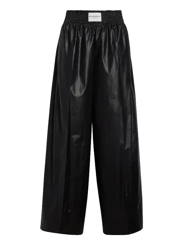 Givenchy Casual Wide Leg Cocoon Pants - Black