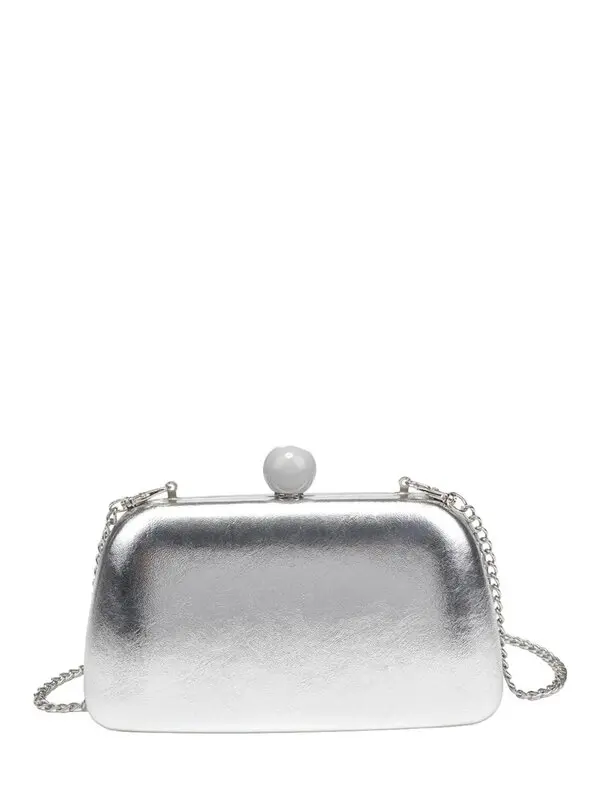 URBAN EXPRESSIONS Sahara Evening Bag - Silver