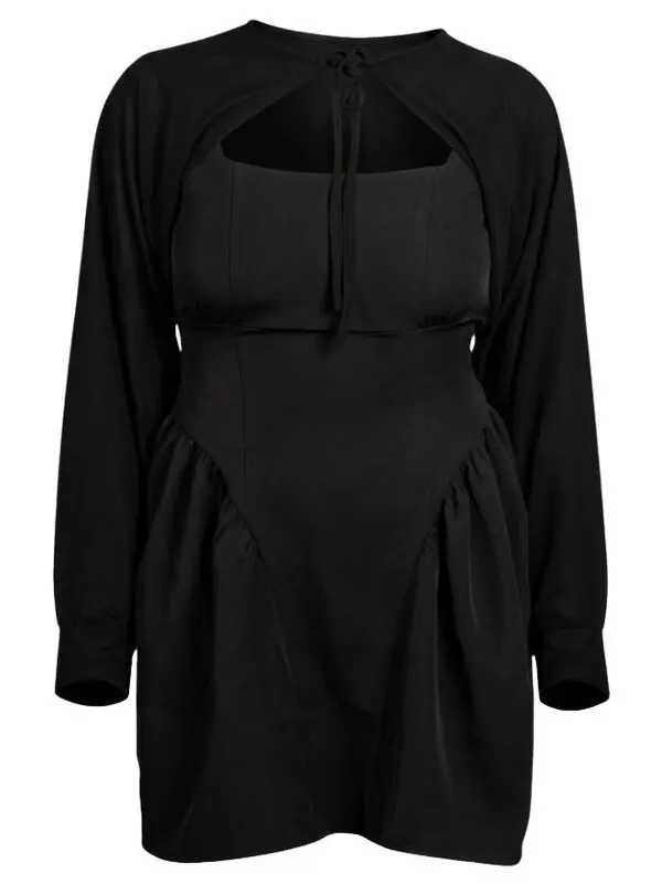 MISS MAGIC The Queen Of Hearts Dress With Bolero - Black