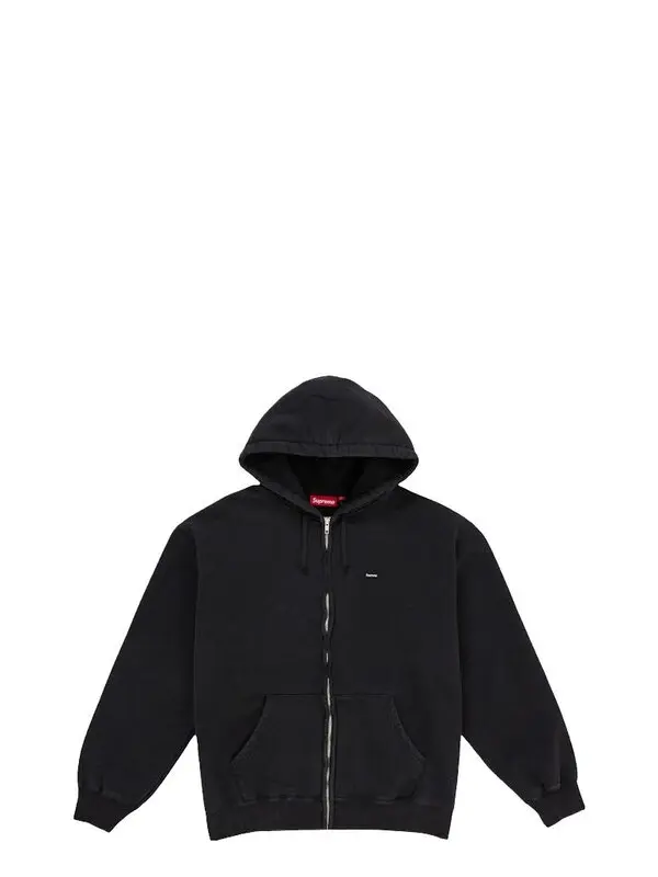 Supreme Small Box Logo Full Zip Hooded Sweatshirt - Black