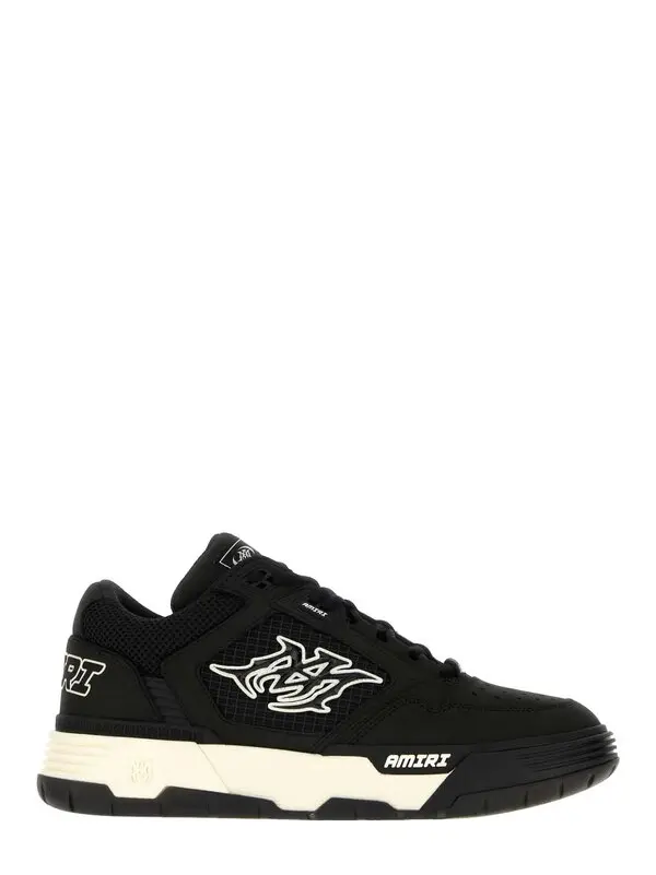 Amiri Ma-94 Suede And Fabric Sneakers - Black