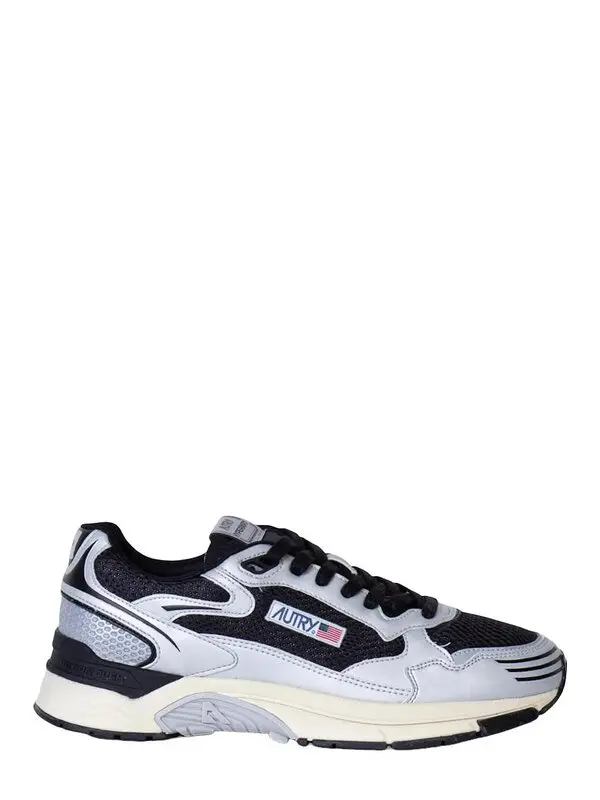 AUTRY Hyperway Mirror Sneakers - Silver/black
