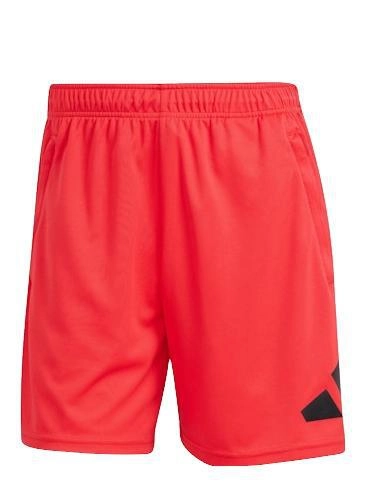 Adidas Train Essentials Logo Shorts - Pure Ruby Black