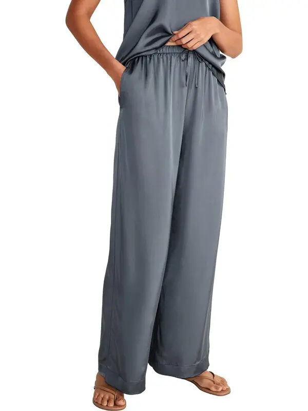 HAVEN WELL WITHIN Silky Drawstring Pants - Midnight