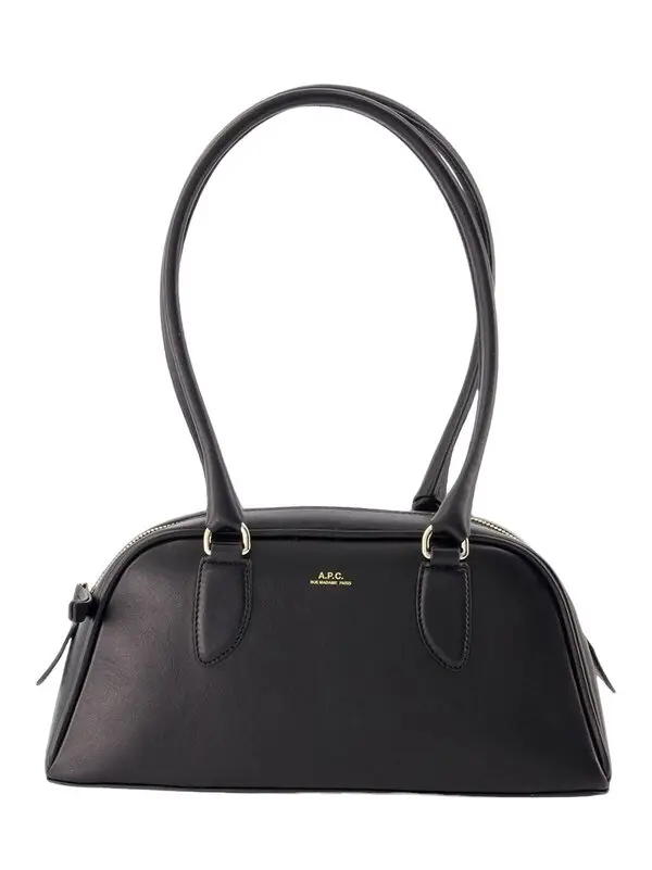 A.p.c. Paloma Small Leather Bag - Black