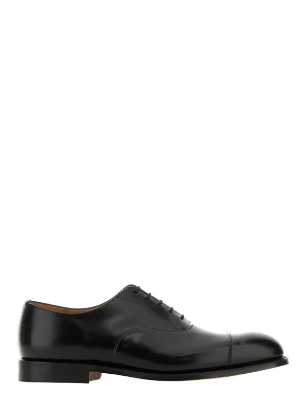 Church's Consul" Leather Lace-up Shoes - Black