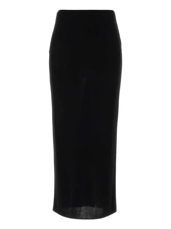 Valentino Garavani Viscose Maxi Skirt - Black