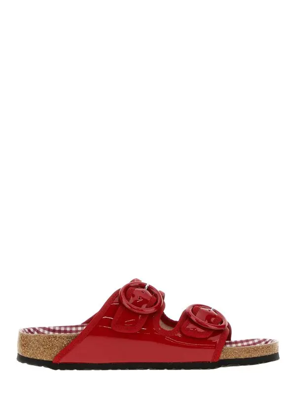 BIRKENSTOCK X REPETTO Leather Arizona Slippers - Red