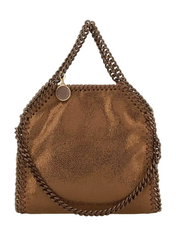 Stella McCartney Shaggy Deer Mini Falabella Handbag - Silver