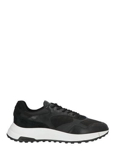 Hogan Leather & Textile Sneakers - Black
