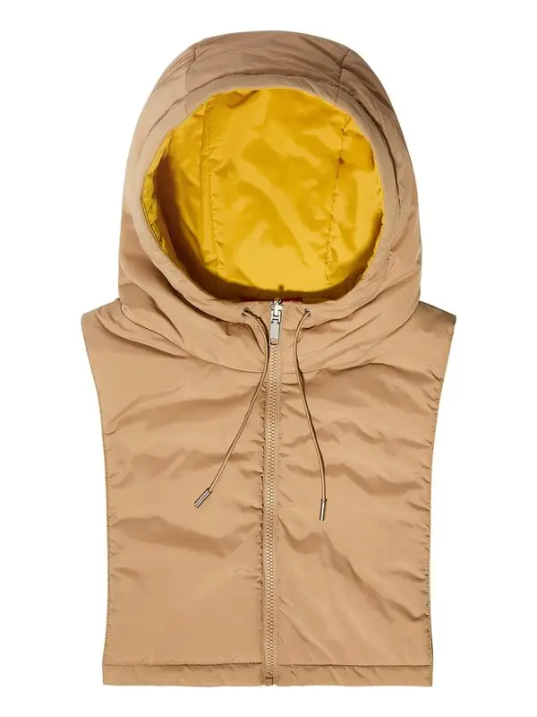 Max & Co. Reversible Hooded Gilet - Brown