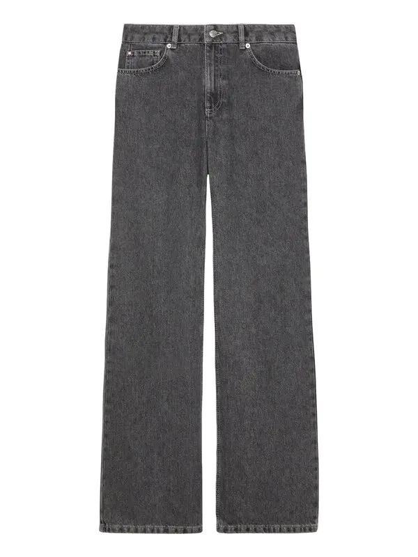 Max & Co. Straight Leg Dark Wash Jeans - Grey