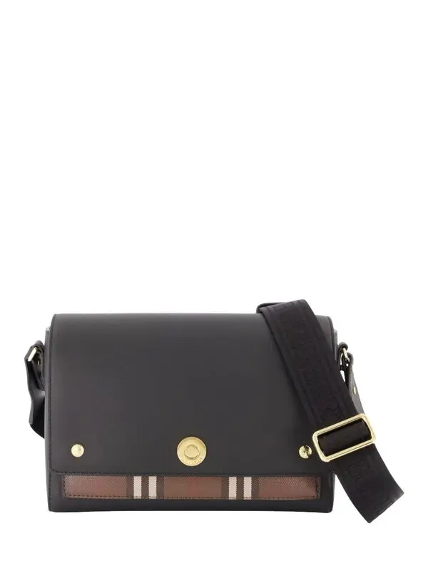 Burberry Note Medium Shoulder Bag - Black