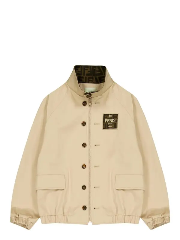 Fendi Stand Collar Bomber Jacket - No
