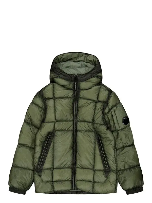 C.P. COMPANY Dd Shell Short Puffer Jacket - Green