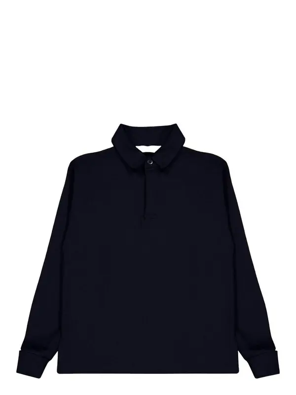 Palm Angels Longsleeve Polo Top - Black