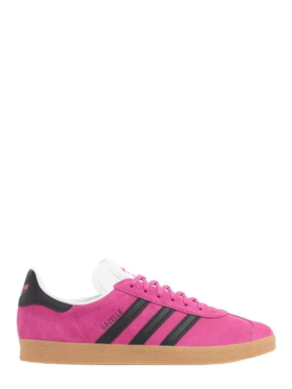 ADIDAS ORIGINALS Gazelle Lace Up Flat Sneakers - Pink