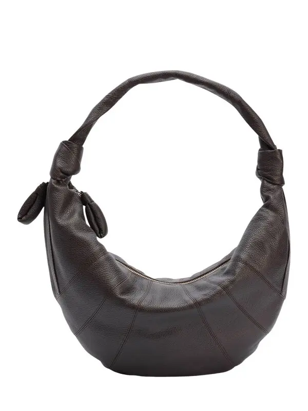LEMAIRE Leather Shoulder Bag - Brown