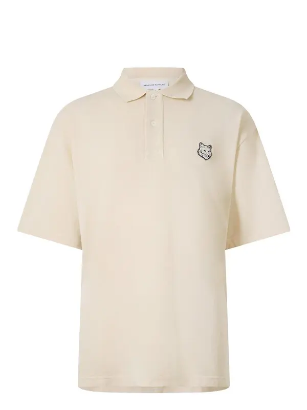 Maison Kitsuné Bold Fox Head Patch Oversize Polo Shirt - No