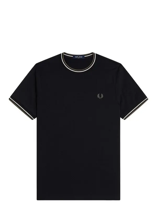 Fred Perry Solid Color T-shirt - Black