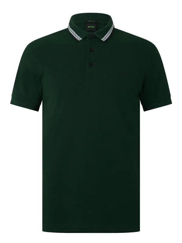 Hugo Boss Solid Color Polo Shirt - Black
