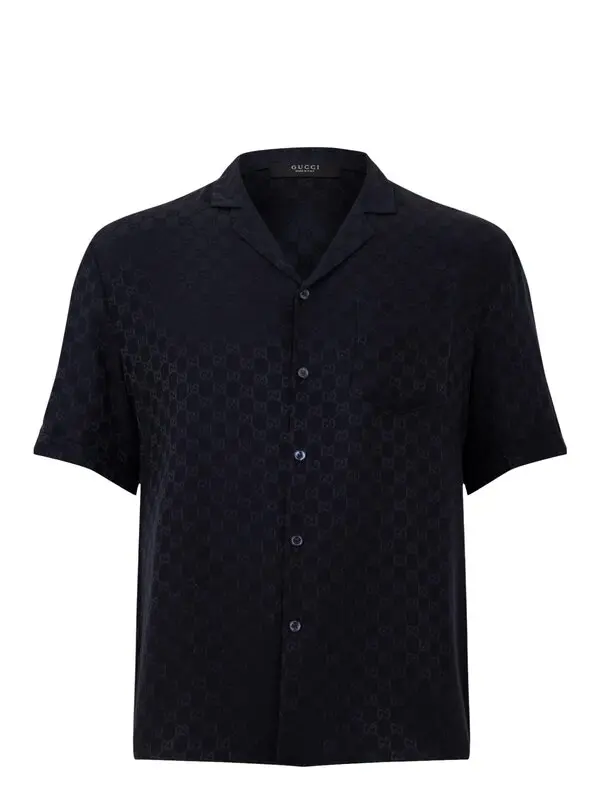 Gucci Campcollar Shirt - Black