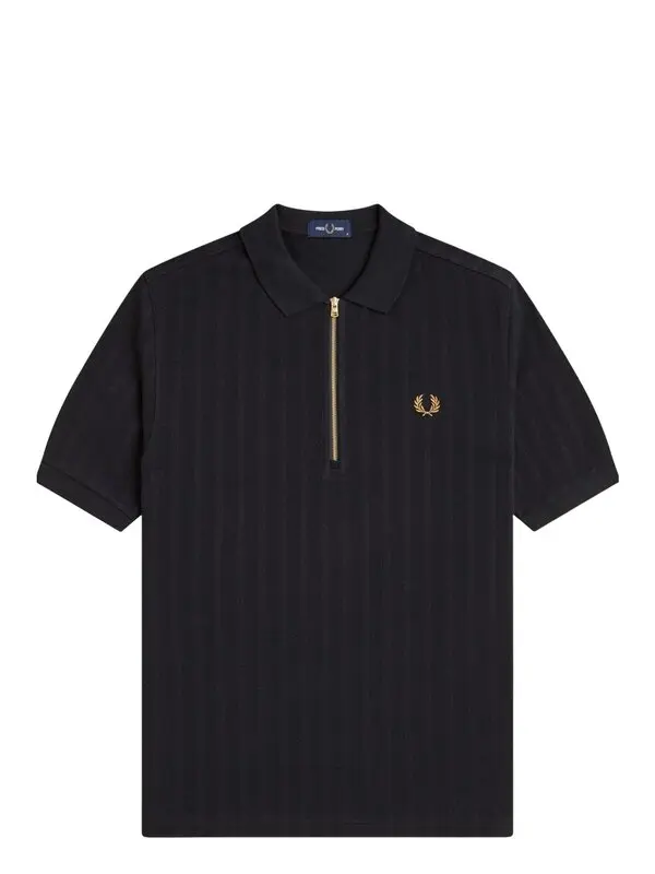 Fred Perry Short Sleeve Polo Shirt - Black